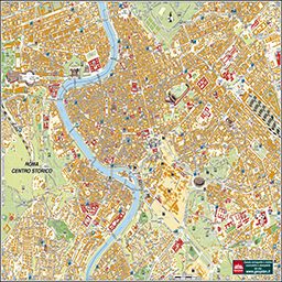 Mappa di Roma Municipio I - Centro Storico / Cartografia Aggiornata di ...