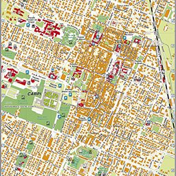 Mappa di Carpi - Centro Storico / Cartografia Aggiornata di Carpi ...