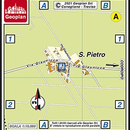 Mappa di Codroipo - S. Pietro / Cartografia Aggiornata di Codroipo ...