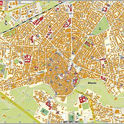 Mappa di Bitonto - Centro Storico / Cartografia Aggiornata di Bitonto ...