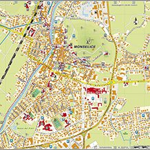 Mappa di Monselice - Centro Storico / Cartografia Aggiornata di ...