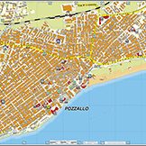Mappa di Pozzallo - Centro Storico / Cartografia Aggiornata di Pozzallo ...