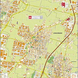 Mappa di Concorezzo / Cartografia Aggiornata di Concorezzo @ Geoplan.it