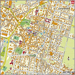 Mappa di Concorezzo - Centro Storico / Cartografia Aggiornata di ...