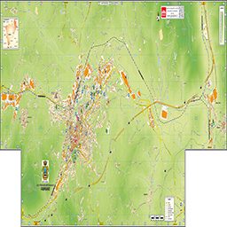 Mappa di Fabriano / Cartografia Aggiornata di Fabriano @ Geoplan.it