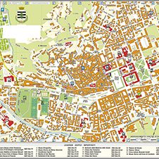 Mappa di Pinerolo - Centro Storico / Cartografia Aggiornata di Pinerolo ...