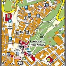 Mappa di Lanciano - Centro Storico / Cartografia Aggiornata di Lanciano ...