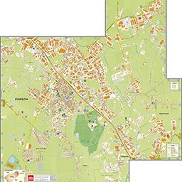 Mappa di Pomezia / Cartografia Aggiornata di Pomezia @ Geoplan.it