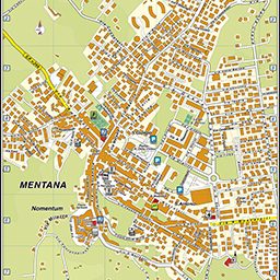 Mappa di Mentana - Centro Storico / Cartografia Aggiornata di Mentana ...