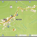 Mappa di Rotzo (Riq.D) / Cartografia Aggiornata di Asiago @ Geoplan.it