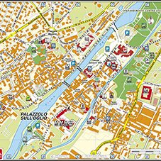 Mappa di Palazzolo sull'Oglio - Centro Storico / Cartografia Aggiornata ...