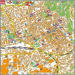 Mappa di Bra - Centro Storico / Cartografia Aggiornata di Bra @ Geoplan.it