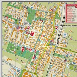 Mappa di Castel Maggiore - Centro Storico / Cartografia Aggiornata di ...