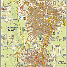 Mappa di Bari - Carbonara di Bari (Riq.B) / Cartografia Aggiornata di ...