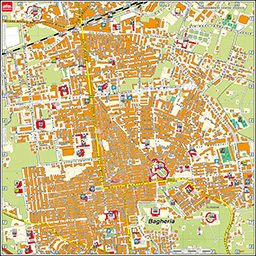 Mappa di Bagheria - Centro Storico / Cartografia Aggiornata di Bagheria ...