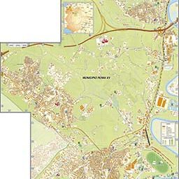 Mappa di Municipio Roma XV / Cartografia Aggiornata di Roma XV ...