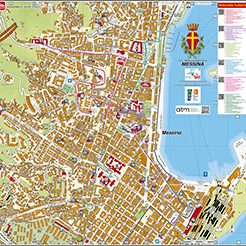 Mappa di Messina - Centro Storico / Cartografia Aggiornata di Messina ...