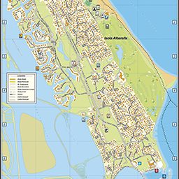 Mappa di Rosolina- Isola Albarella / Cartografia Aggiornata di Rosolina ...
