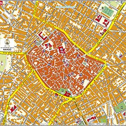 Mappa di Nardò - Centro Storico / Cartografia Aggiornata di Nardò ...