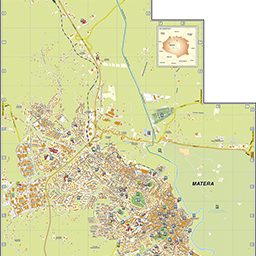 Mappa di Matera / Cartografia Aggiornata di Matera @ Geoplan.it