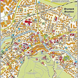 Mappa di Brunico/Bruneck - Centro Storico/Ortszentrum / Cartografia ...
