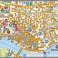 Mappa di Sarnico - Centro Storico / Cartografia Aggiornata di Sarnico ...