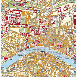 Mappa di Pisa - Centro Storico / Cartografia Aggiornata di Pisa ...