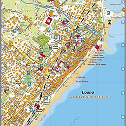 Mappa di Loano - Centro Storico / Cartografia Aggiornata di Loano ...
