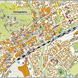 Mappa di Conegliano - Centro Storico / Cartografia Aggiornata di ...