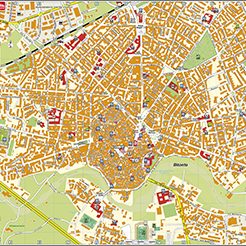 Mappa di Bitonto - Centro Storico / Cartografia Aggiornata di Bitonto ...
