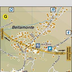 Mappa di Val di Fiemme - Bellamonte (Riq.G) / Cartografia Aggiornata di ...