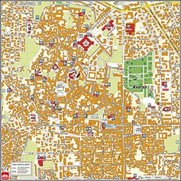 Mappa di Aversa - Centro Storico / Cartografia Aggiornata di Aversa ...