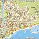 Mappa di Andora - Centro Storico / Cartografia Aggiornata di Andora ...
