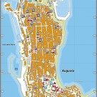 Mappa di Augusta - Centro Storico / Cartografia Aggiornata di Augusta ...