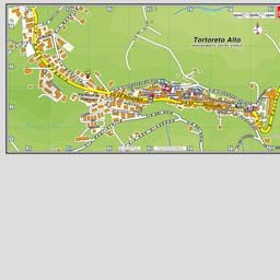 Mappa di Tortoreto - Tortoreto Alto (C.Stor.) / Cartografia Aggiornata ...