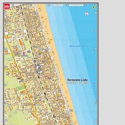 Mappa di Tortoreto - Tortoreto Lido (Riq.A) / Cartografia Aggiornata di ...