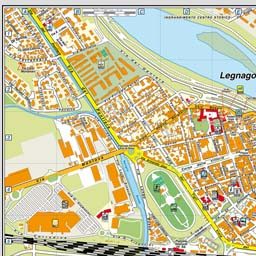 Mappa di Legnago - Centro Storico / Cartografia Aggiornata di Legnago ...