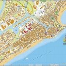 Mappa di Caorle - Centro Storico / Cartografia Aggiornata di Caorle ...