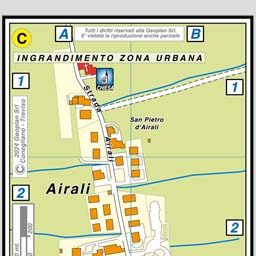 Mappa di Chieri - Airali (Riq.C) / Cartografia Aggiornata di Chieri ...