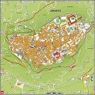 Mappa di Orvieto - Centro Storico / Cartografia Aggiornata di Orvieto ...