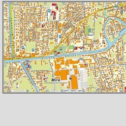 Mappa di Mira - Centro Storico / Cartografia Aggiornata di Mira ...