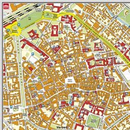 Mappa di Vercelli - Centro Storico / Cartografia Aggiornata di Vercelli ...