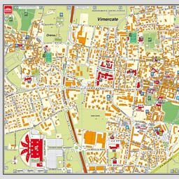 Mappa di Vimercate - Centro storico / Cartografia Aggiornata di ...