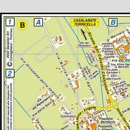 Mappa di Lecce - Frigole (Riq.B) / Cartografia Aggiornata di Lecce ...