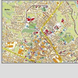 Mappa di Schio - Centro Storico / Cartografia Aggiornata di Schio ...
