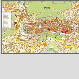 Mappa di Osimo - Centro Storico / Cartografia Aggiornata di Osimo ...