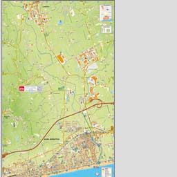 Mappa di Alba Adriatica / Cartografia Aggiornata di Alba Adriatica ...