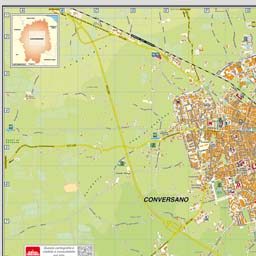 Mappa di Conversano / Cartografia Aggiornata di Conversano @ Geoplan.it