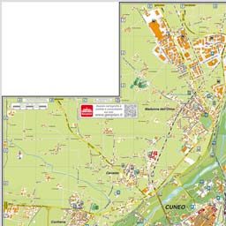 Mappa di Cuneo / Cartografia Aggiornata di Cuneo @ Geoplan.it