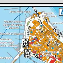 Mappa Di Taranto Da Stampare Un Taranto Map Immagini Vettoriali Stock
